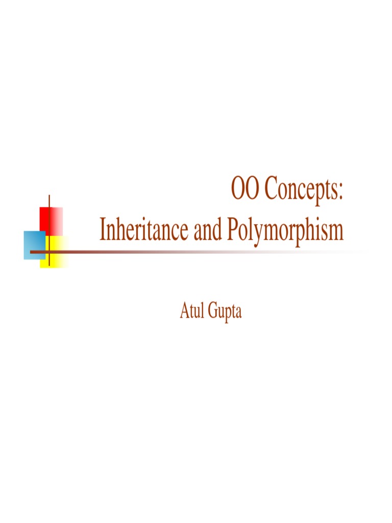 OOConcepts Inheritance Polymorphism | PDF | Inheritance (Object ...