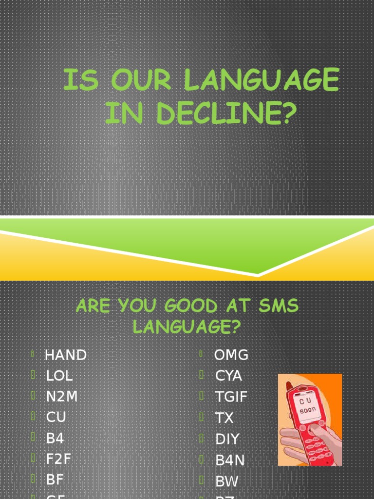 Language in Decline | PDF