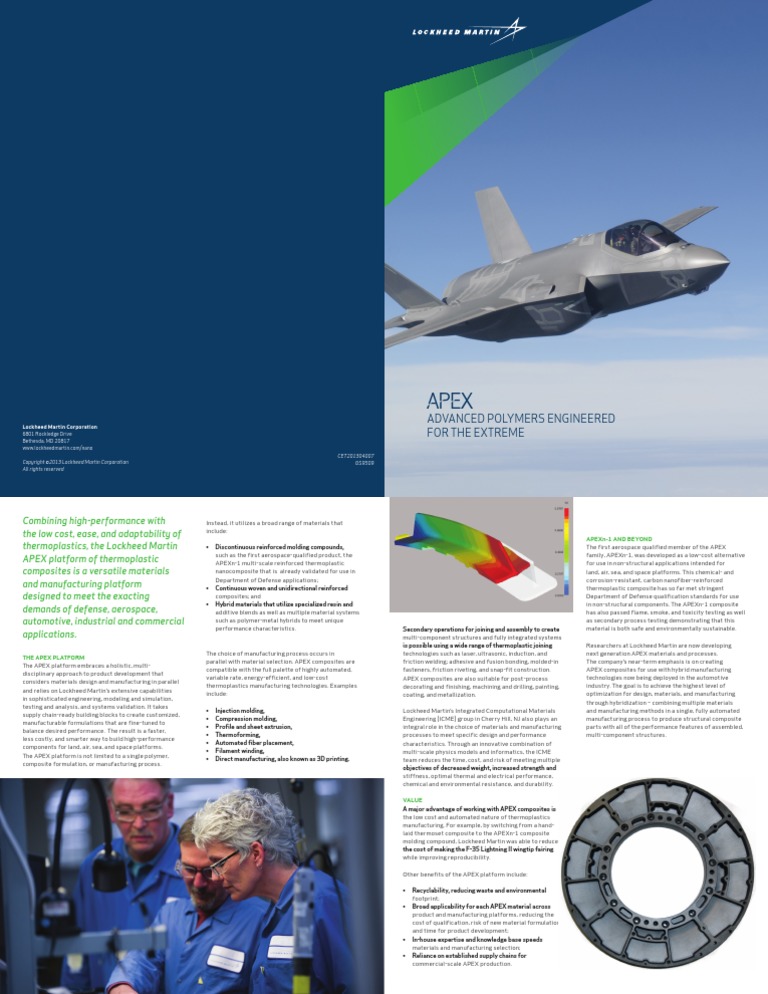 Advanced Polymers Engineered For The Extreme: Lockheed Martin ...