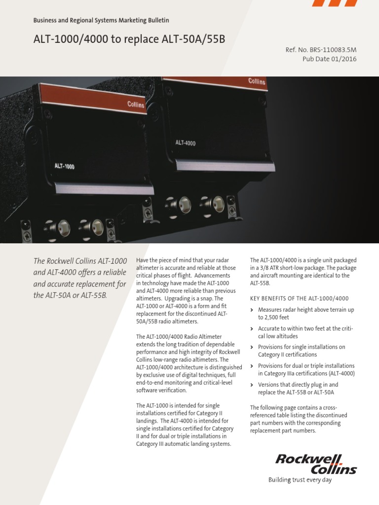 MB Alt 1000 4000 | PDF | Altimeter | Business