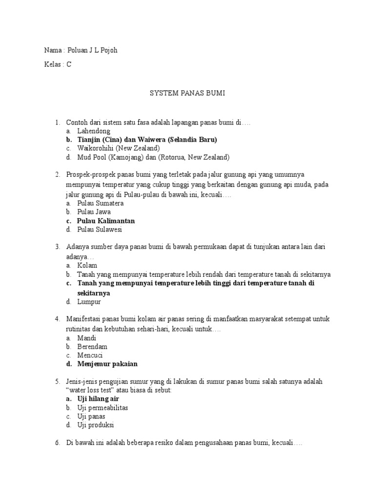 Tugas Soal SPB | PDF