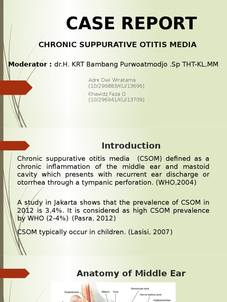 Case Report Omsk | PDF | Ear | Health Sciences