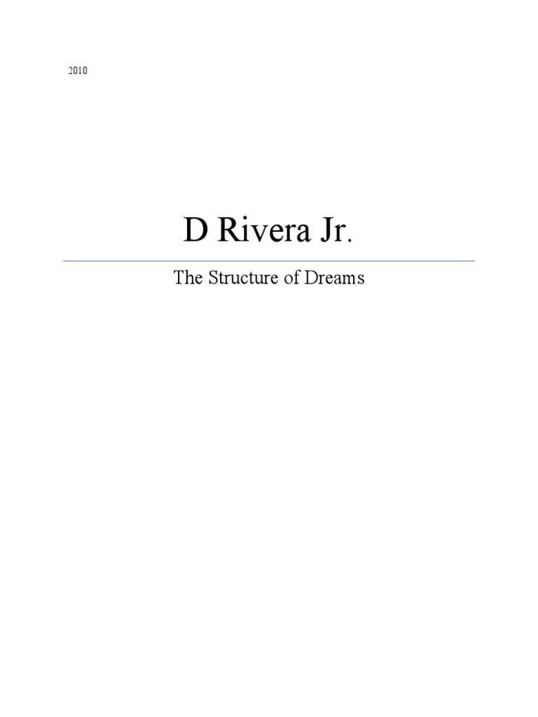 The Structure of Dreams | PDF | Dream | Dualism