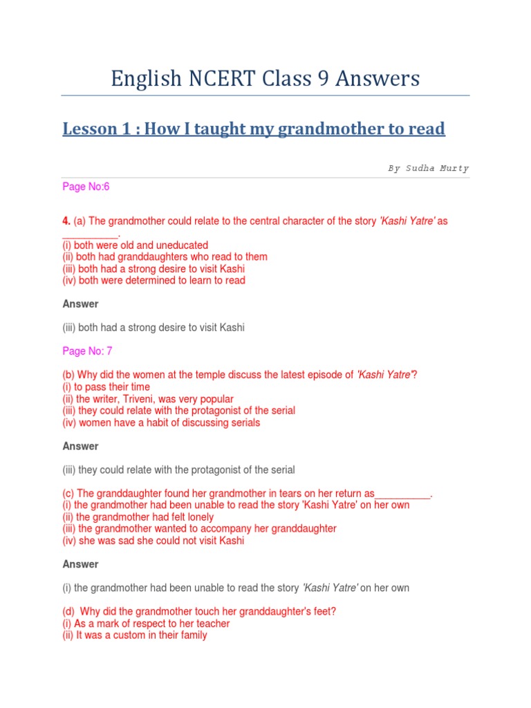 English NCERT Class 9 | PDF | Armed Conflict