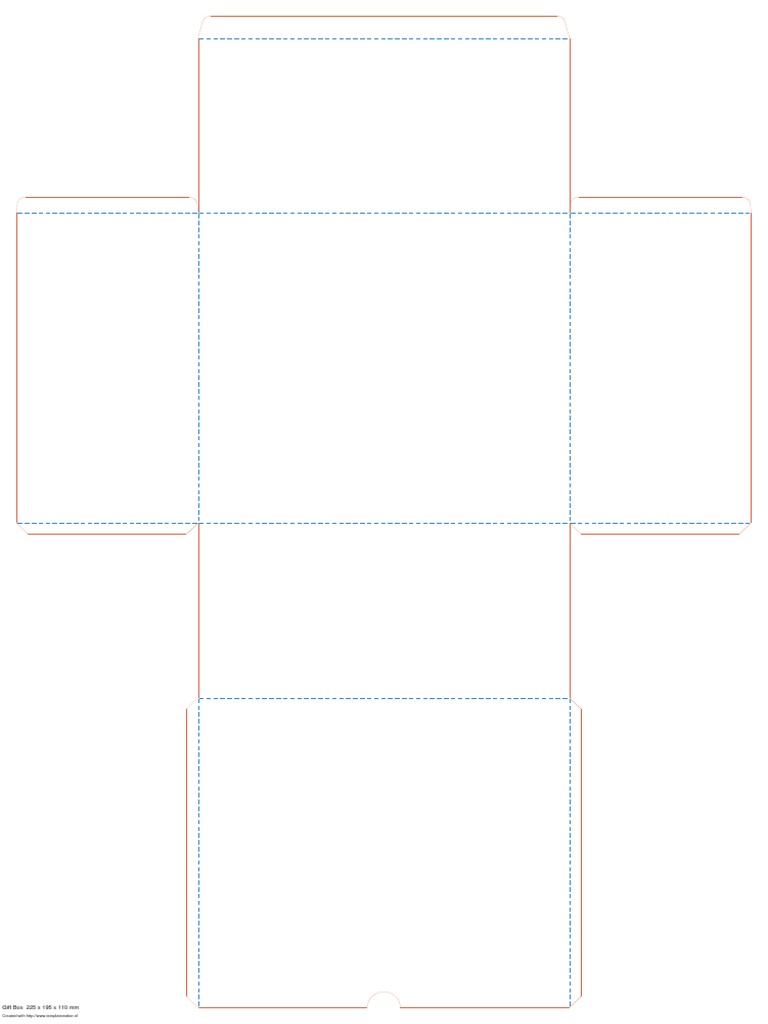Gift Box Dimensions 225x195x110 mm | PDF