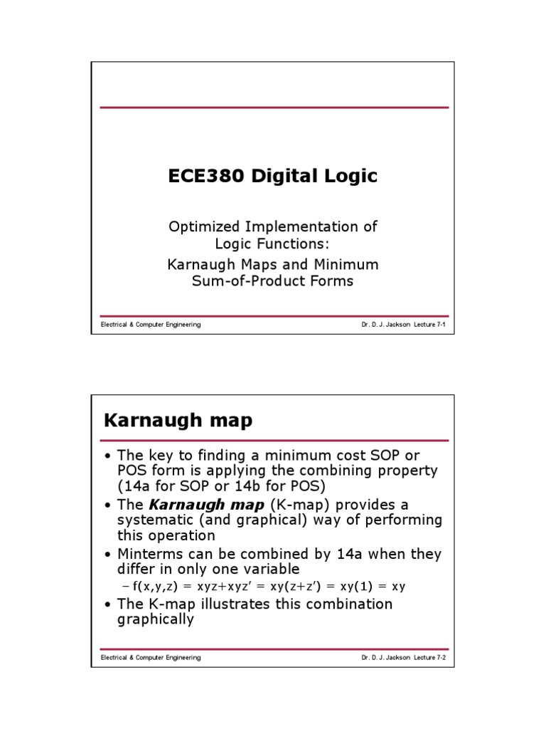Karnaugh Map PDF | PDF | Arithmetic | Areas Of Computer Science