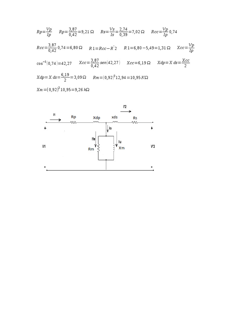 RP VP Ip RP Rs Vs Is RCC VP Ip RCC R 1 RCC R R 1 6,80 5,49 1,31 XCC VP ...