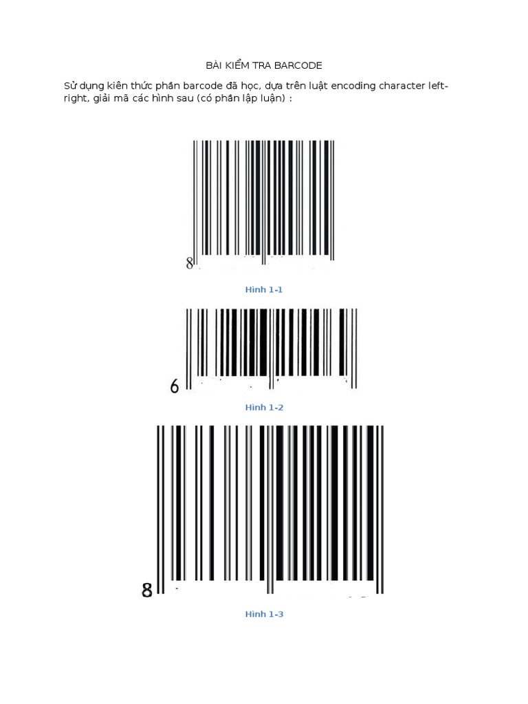 Decode Barcodes Using Left-Right Character Encoding | PDF