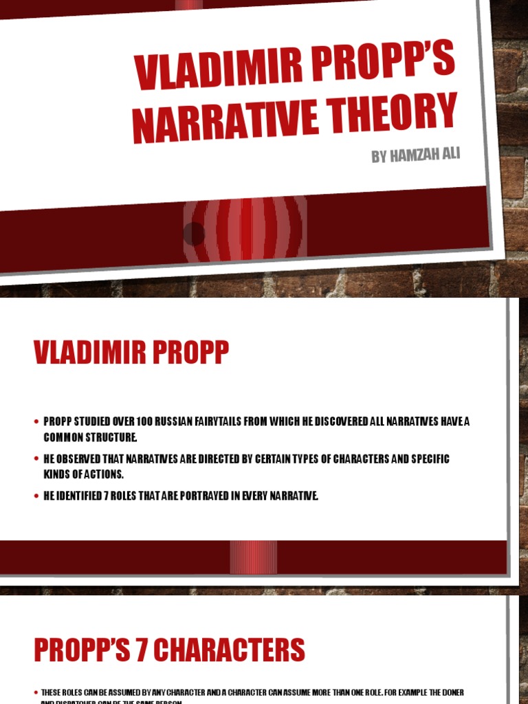 Propp's Narrative Theory Explained | PDF | Star Wars | Obi Wan Kenobi