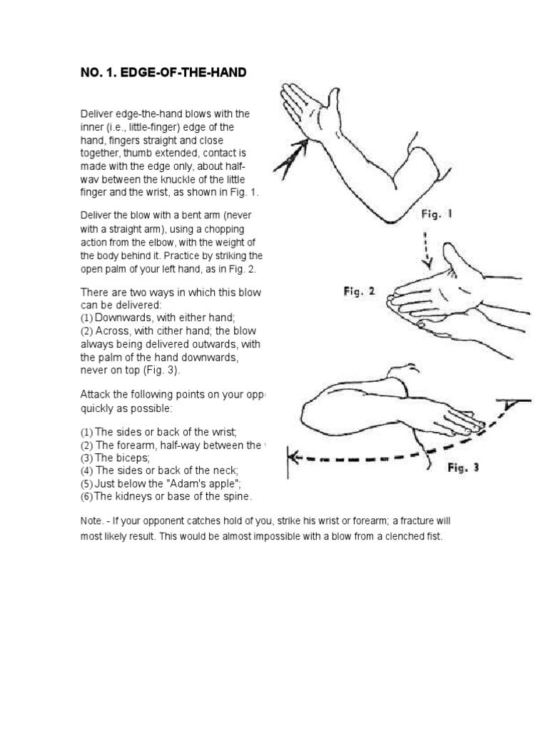 Close Combat Techniques (CCT) | PDF | Hand | Finger