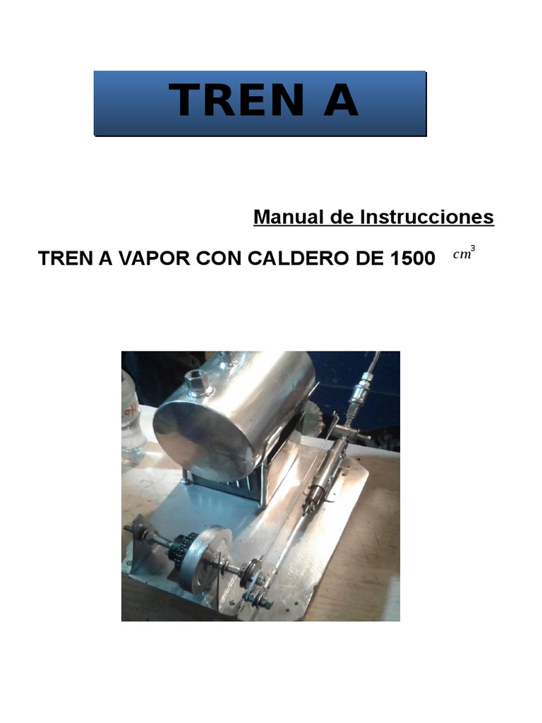 Manual de Instrucciones Tren | PDF | Tanques | Presión
