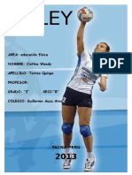 Tipos de Toques en Voleibol | PDF | Vóleibol | Deportes