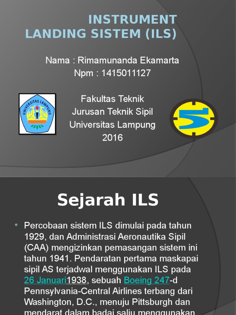Instrument Landing System (ILS) | PDF