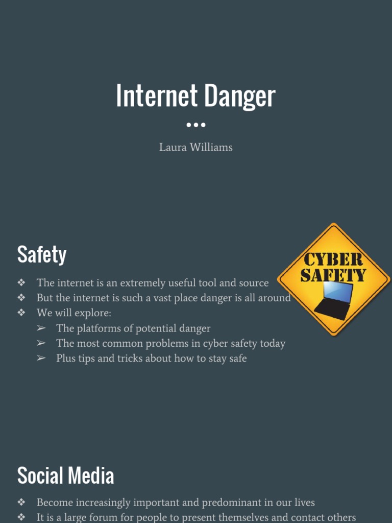 Understanding Internet Safety Risks | PDF | Cyberbullying | Internet ...