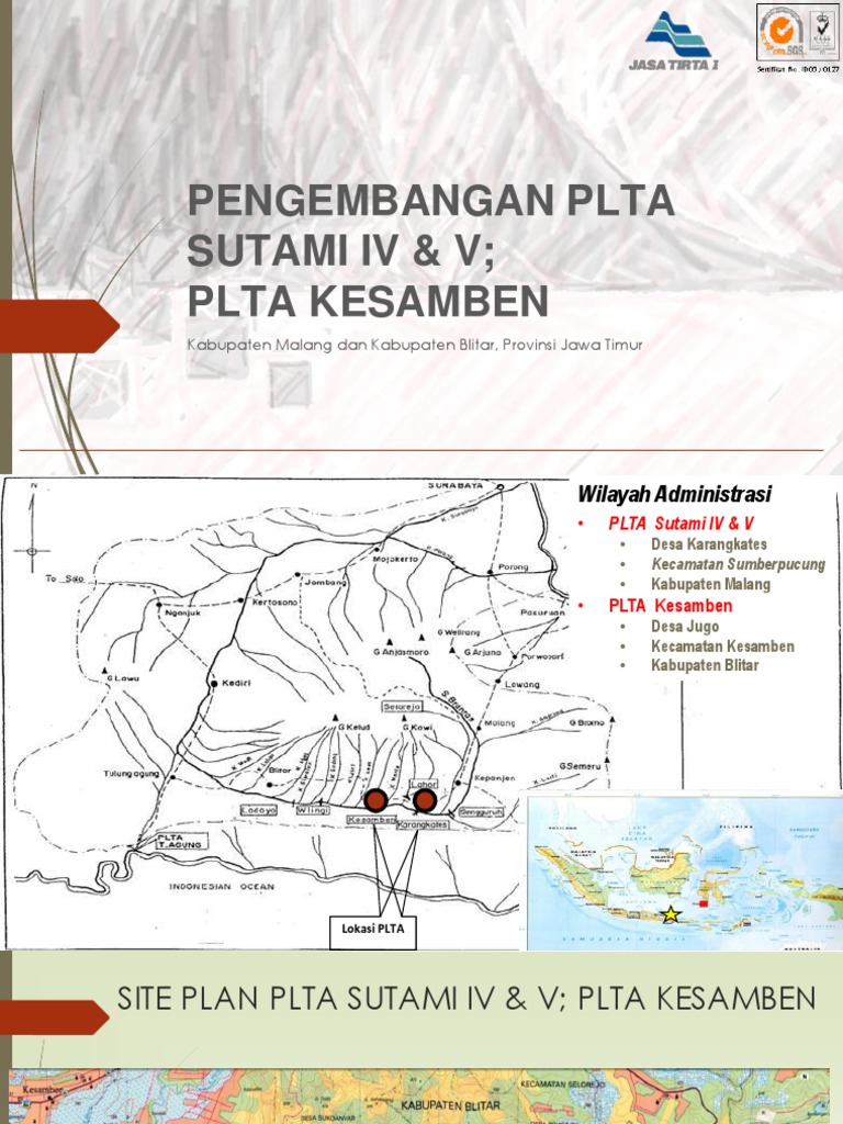 Pengembangan Plta PLTM PJT I | PDF