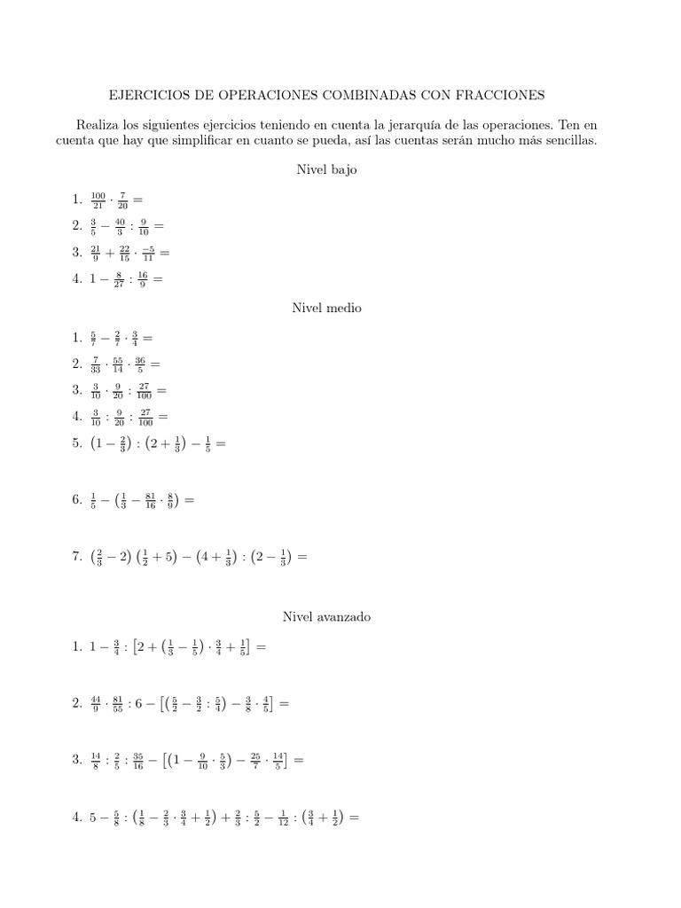 Fracciones Ejerc PDF | PDF | Tecnología