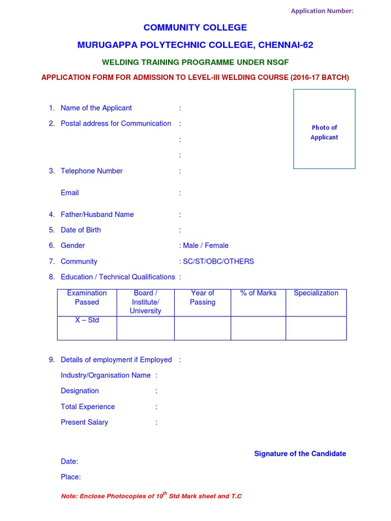 CCW Application Form NEW | PDF