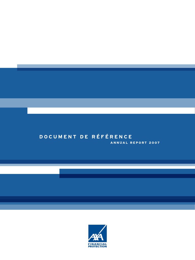 AXA Report 2007 | Download Free PDF | International Financial Reporting ...