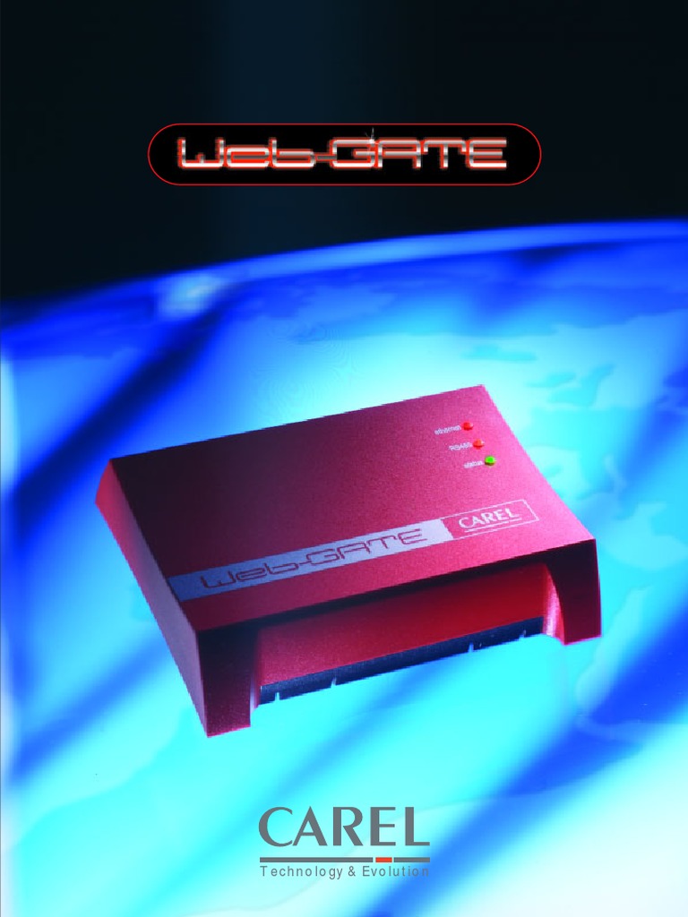 Carel Webgate PDF | PDF | File Transfer Protocol | Computer Network