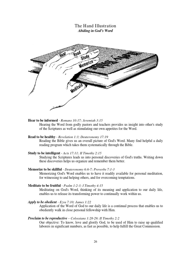 The Hand Illustration | PDF | Forgiveness | Bible