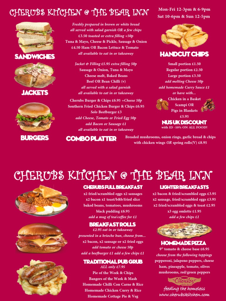 New Bear Menu | PDF