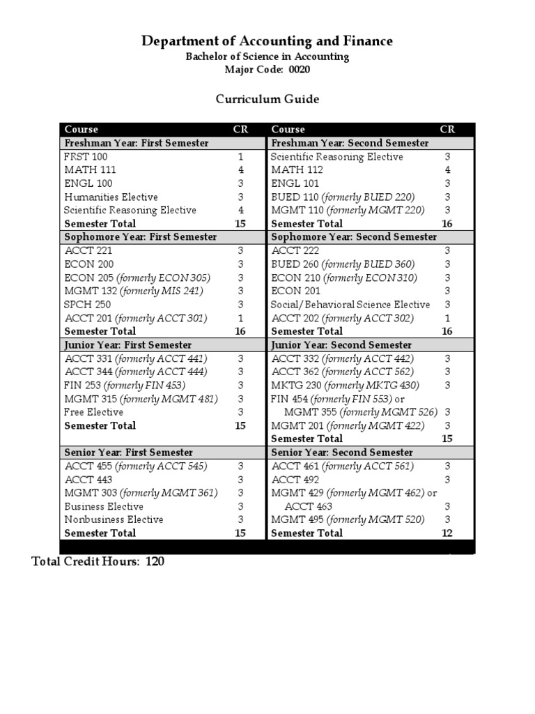 Accountingcurriculumguide | PDF | Technology & Engineering