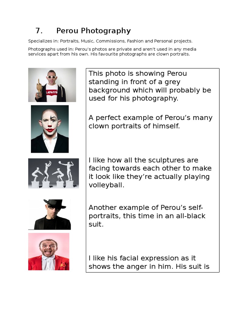 Perou Photography | PDF