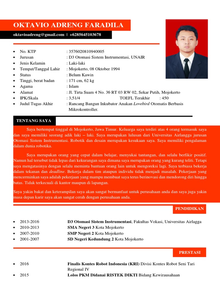 CV Adreng New TTD | PDF