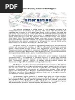 Impact of Alternative Learning System To Learners | PDF | Adult ...