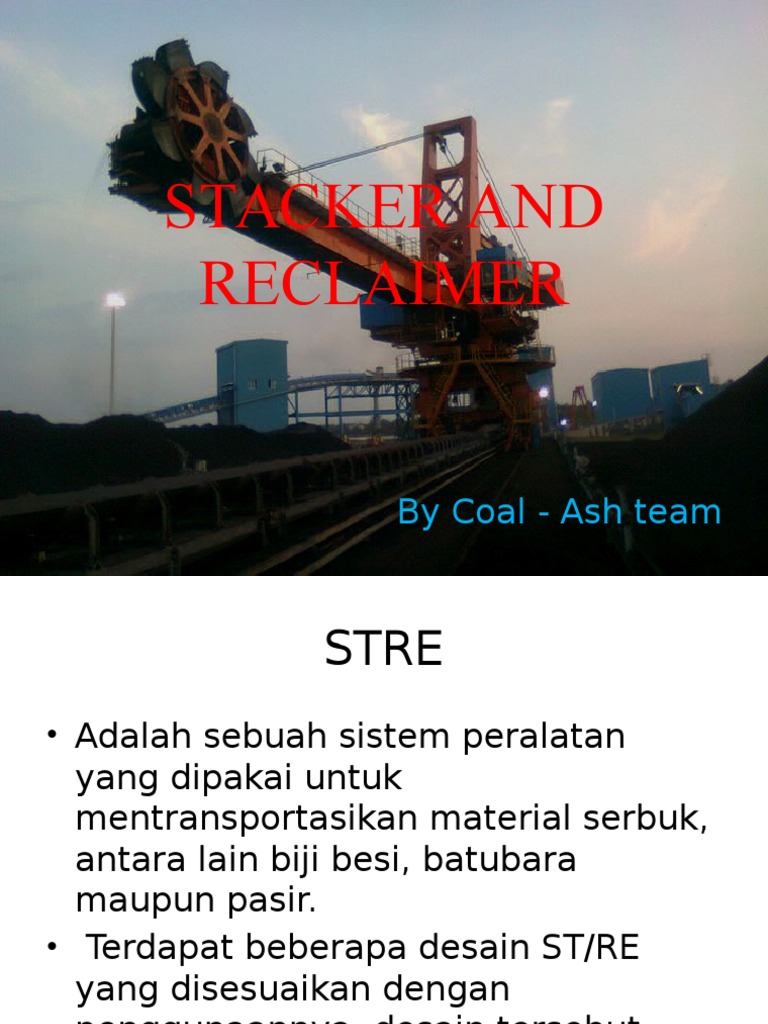 Stacker and Reclaimer | PDF
