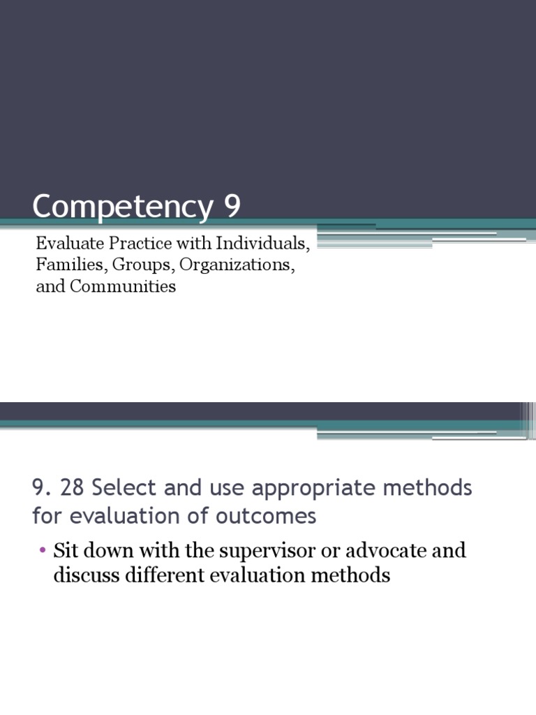 Competency 9 | PDF