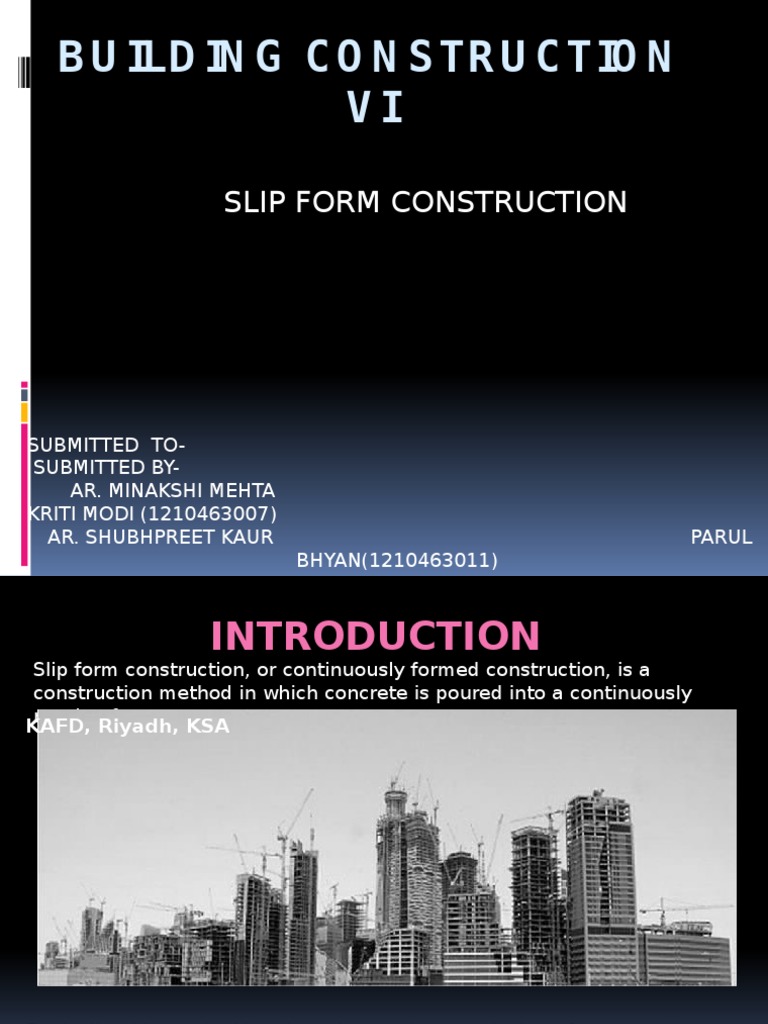 An In-Depth Look at Slip Form Construction Techniques for Vertical and ...