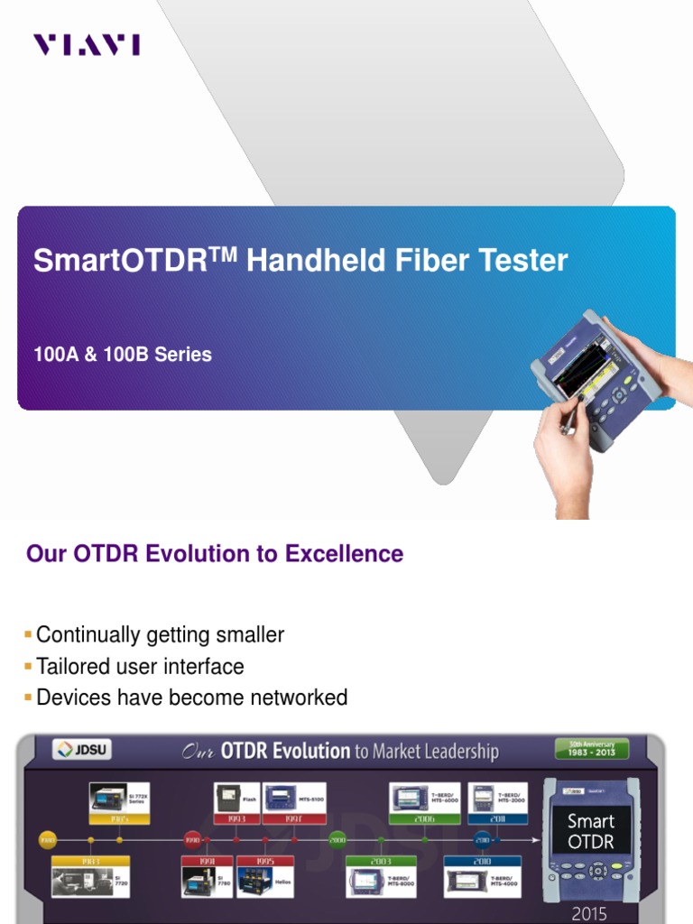 Smart OTDR Presentation | PDF | Cloud Computing | Wi Fi