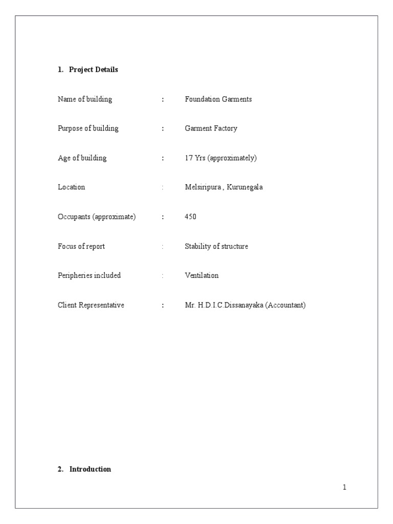 STRUCTURAL STABILITY REPORT | Framing (Construction) | Corrosion