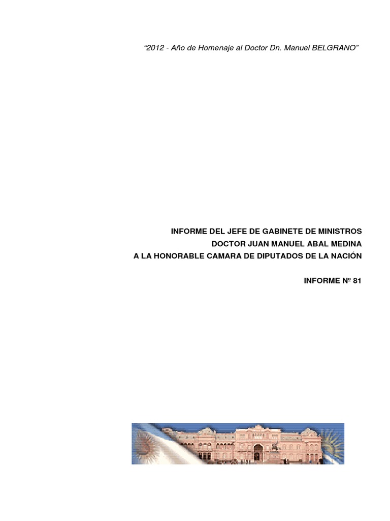 Informe 81 PDF | PDF