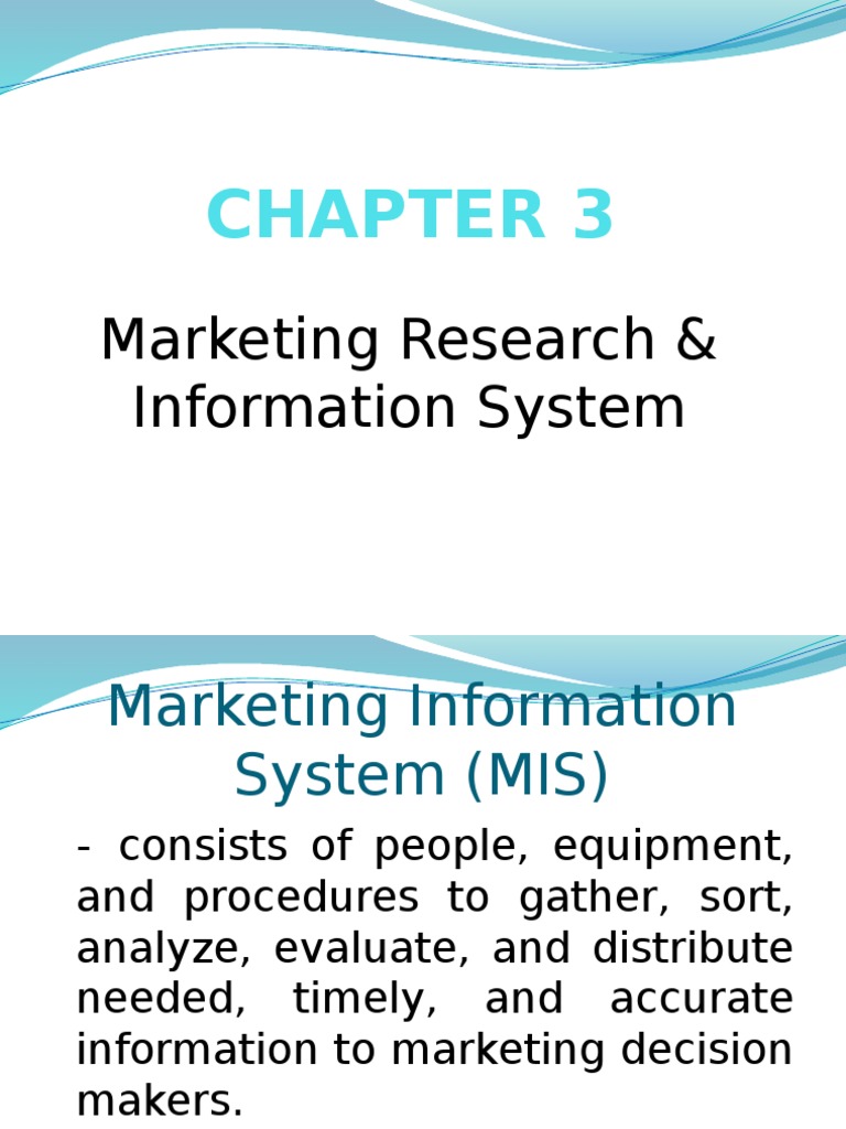 Marketing Research & Information System | Download Free PDF | Marketing ...