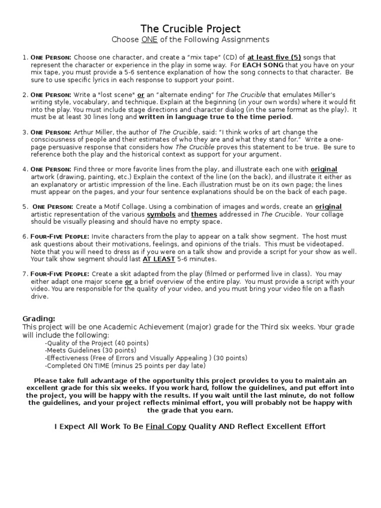 Crucible Choice Project 2016 | PDF | Paintings