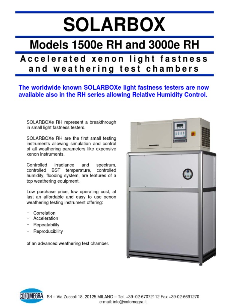 Solar Box | PDF | Ultraviolet | Infrared