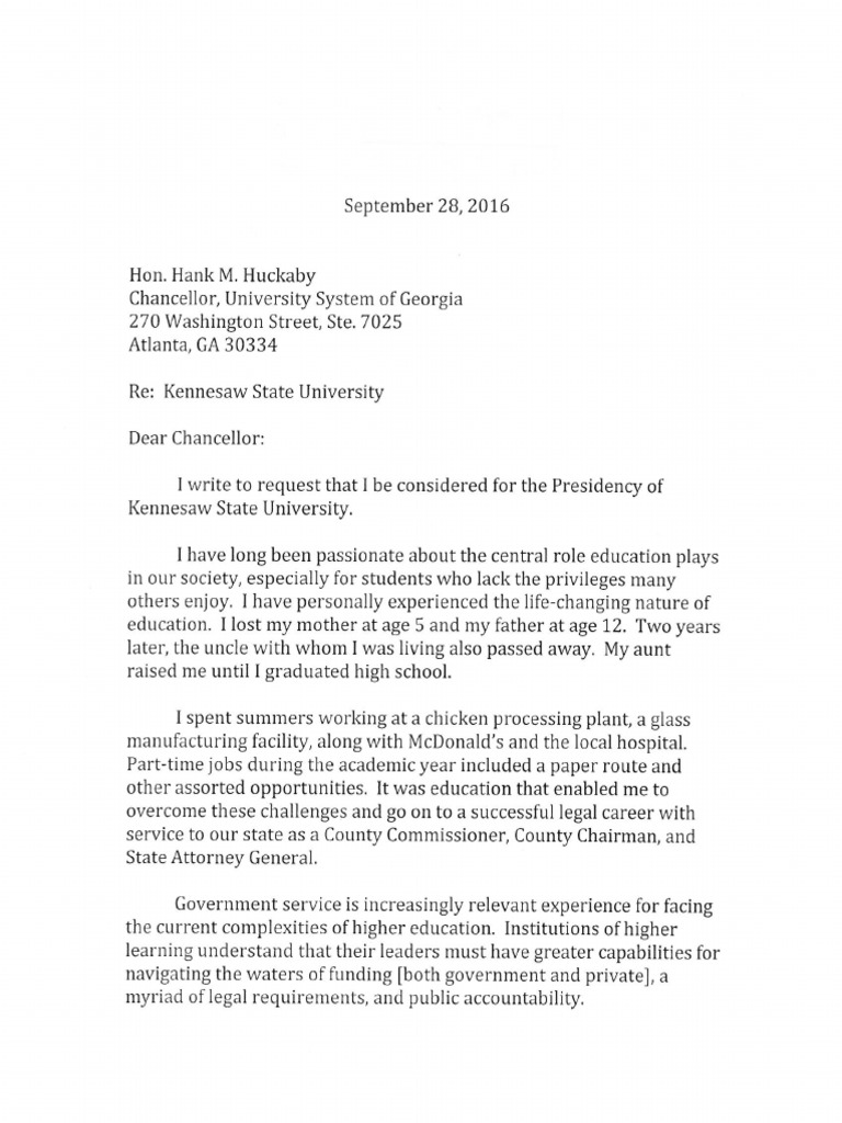 Olens Letter of Candidacy 9-28-16 | PDF