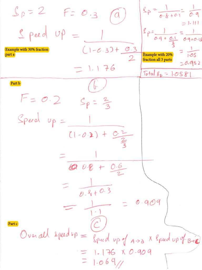 Example With 30% Fraction Part A Example With 20% Fraction All 3 Parts ...