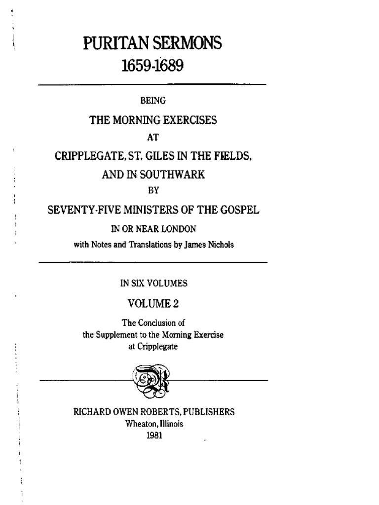 Puritan Sermons 2 | PDF | Salvation | Acts Of The Apostles