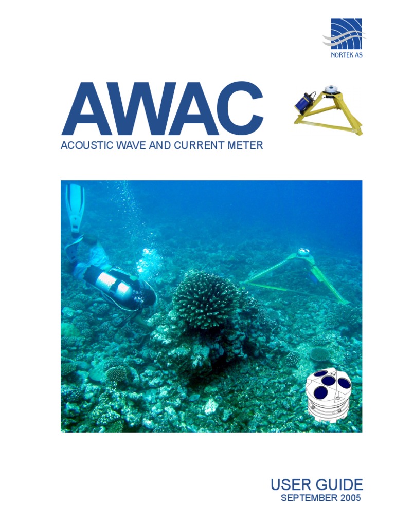 AWAC Nortek User Guide | PDF | Doppler Effect | Electrical Connector