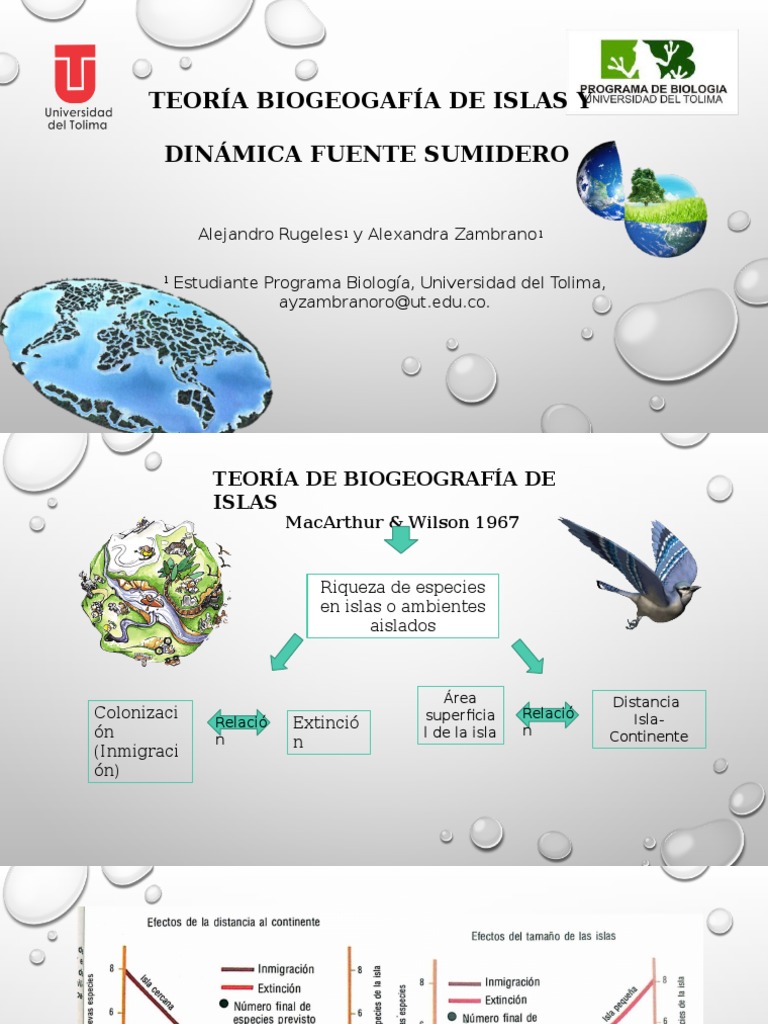 Biogeografia de Islas y Dinamica Fuente Sumidero FINAL | Habitat ...