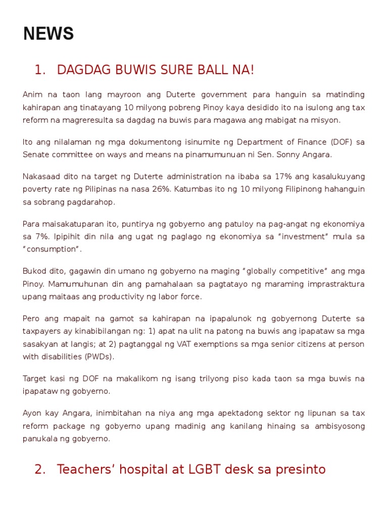 Filipino Articles | PDF