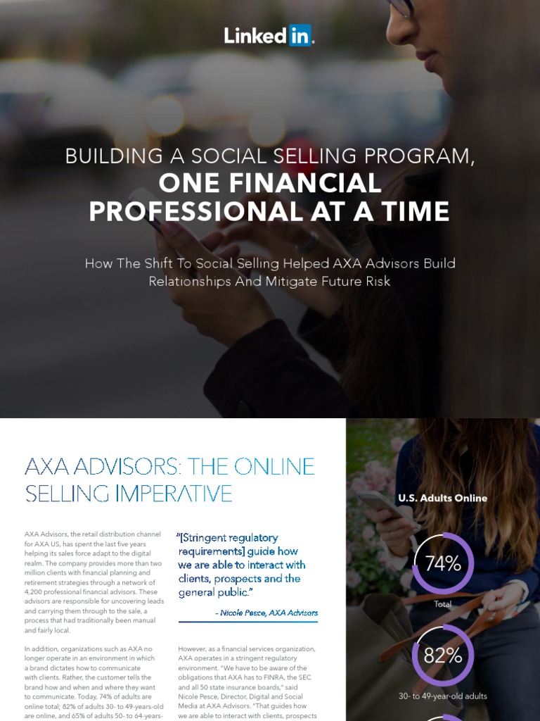 Develop A Social Selling Program | PDF | Sales | Market (Economics)