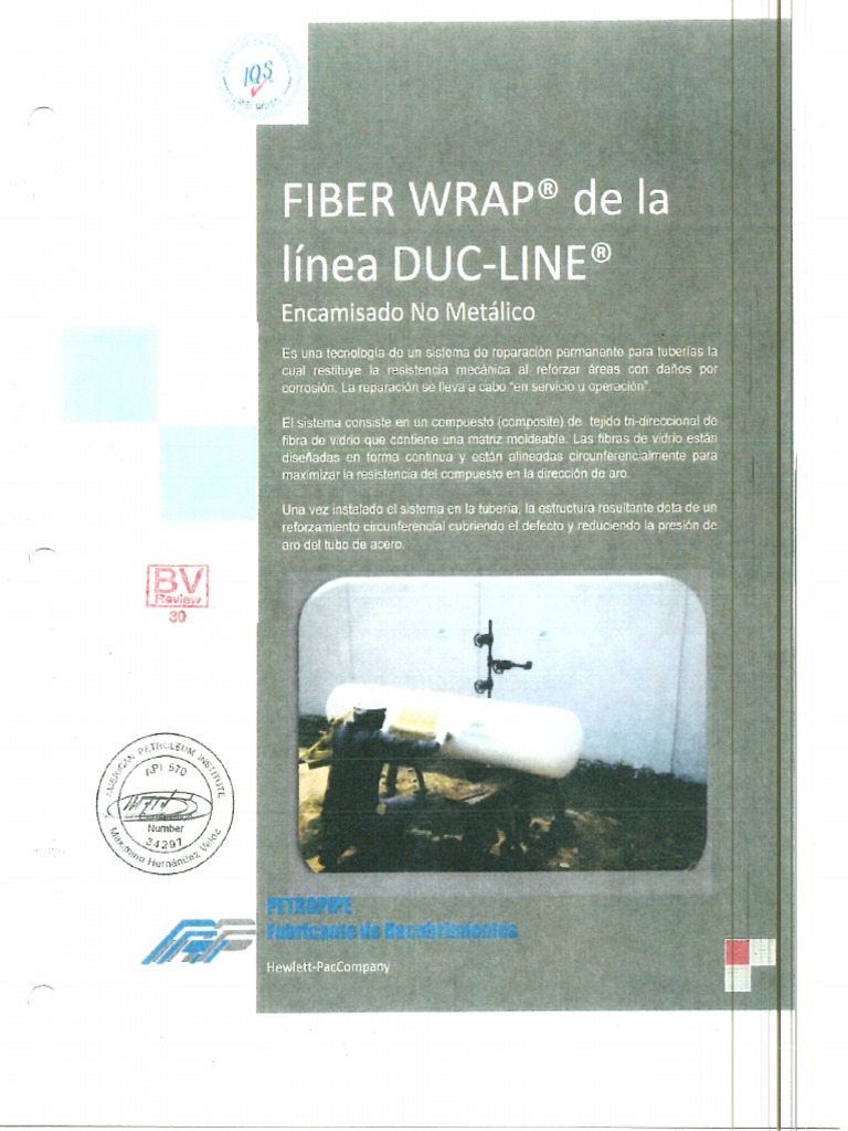 Ficha Tecnica Fiber Wrap | PDF