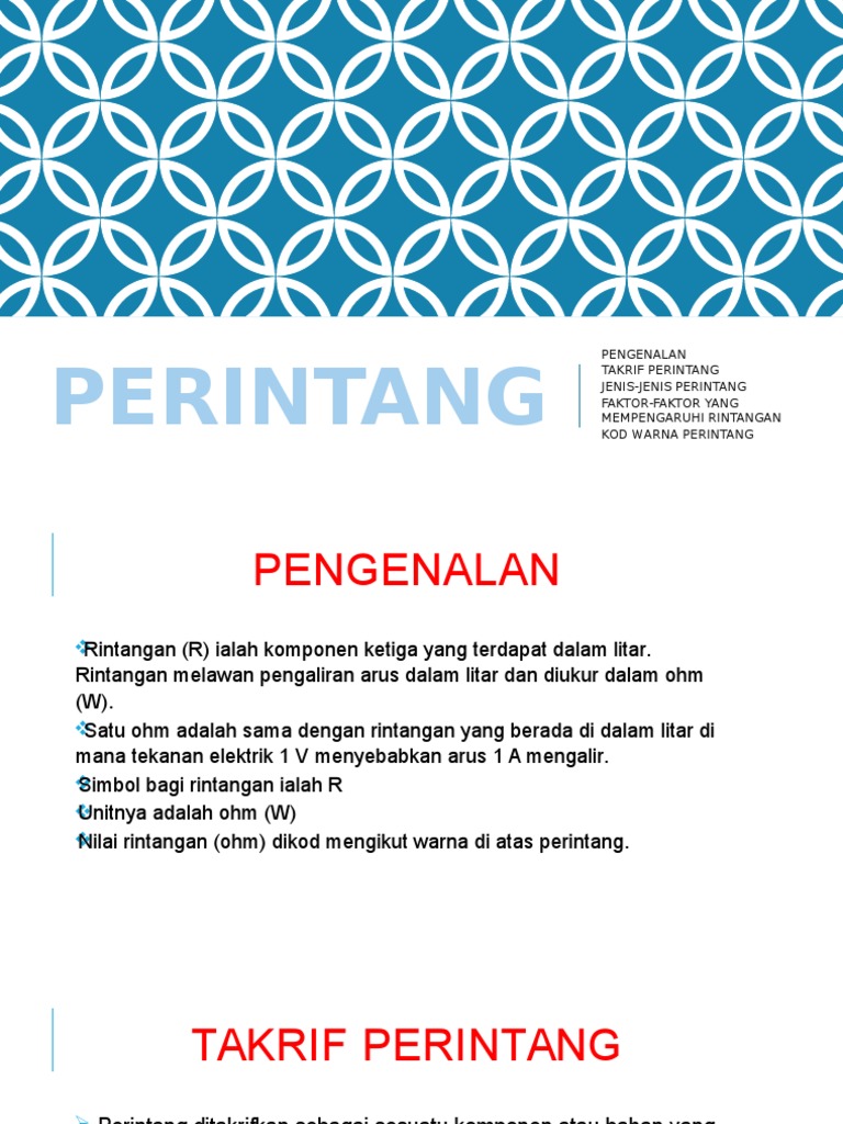 PERINTANG | PDF