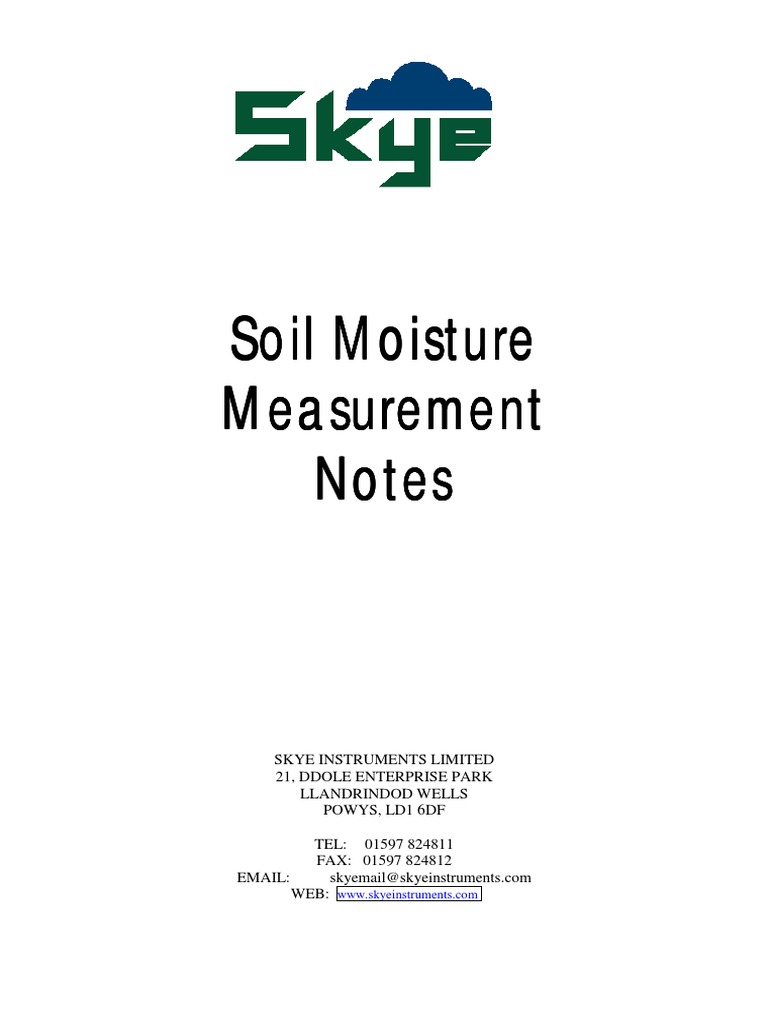 Soil Guidance Notes | PDF | Soil | Vacuum
