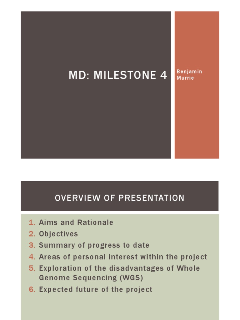 Ben's Mito Presentation | PDF | Whole Genome Sequencing | Mitochondrion