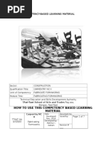 CBLM FINAL (PREPARING AND CUTTING MATERIALS For CASSUAL APPAREL) March 24,2021 | PDF | Sewing ...